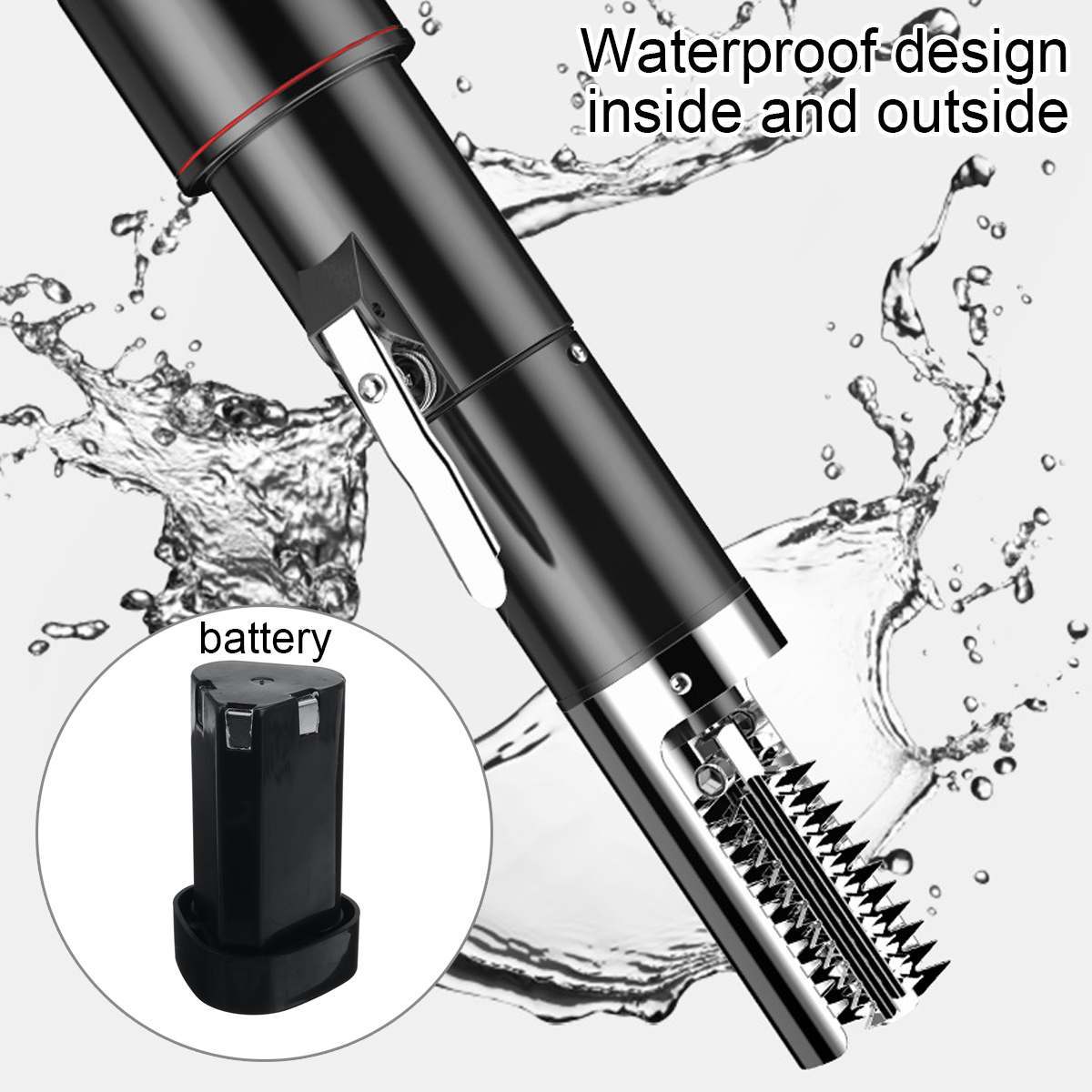 Fish Cleaning Kitchen Accessories Tools Electric Fish Scale Machine ...