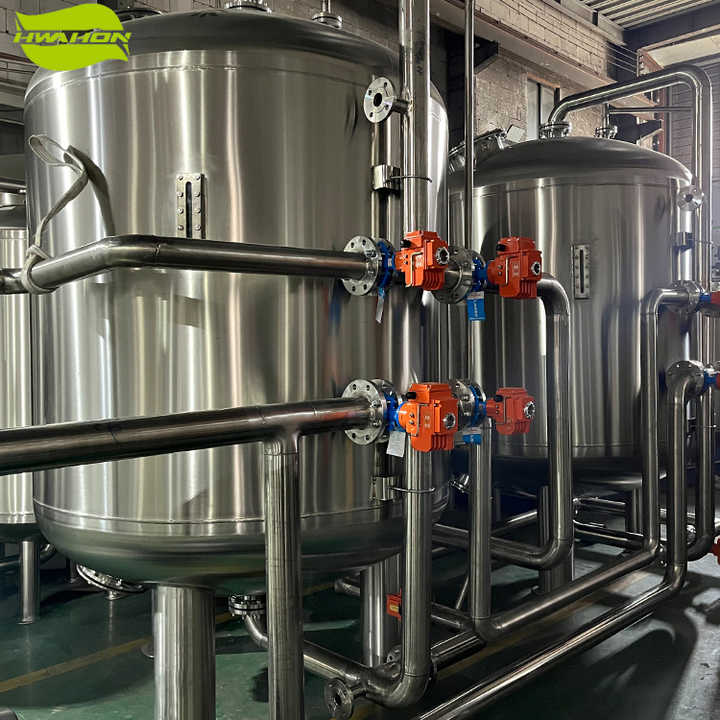 Stainless Steel Multimedia Filter Pressure Vessel Pre-filtration Vessel ...