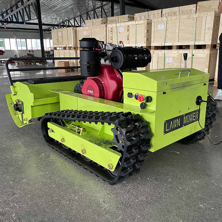 Electric Crawler Bush Cutter AI Robot Lawn Mower for Home Use