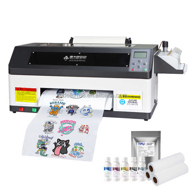 30cm Small DTF Printer Dual XP600 DTF Printer Printing Machine Digital ...