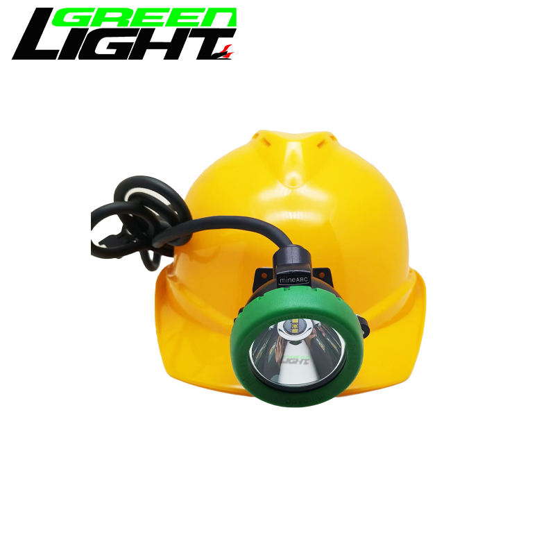 Corded Mining Helmet Light 6.6Ah Waterproof Miner Cap Lamp100000hrs ...