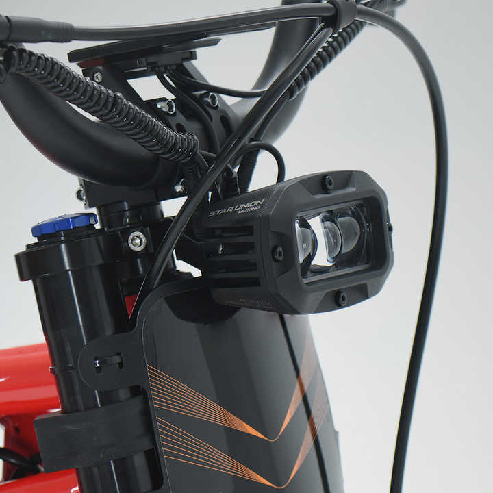 72V 30Ah Lithium Battery 6000W Electric Bike Lunbund M5 Long Range E ...