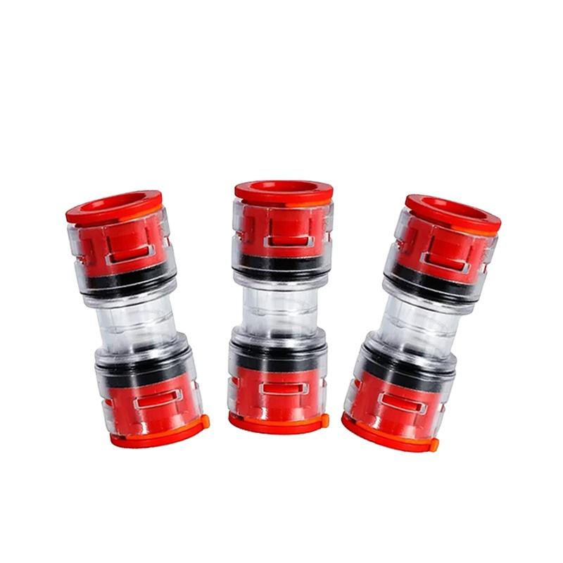 Microduct Straight End Cap Connector for HDPE Duct 12mm 14mm 10mm Fiber ...