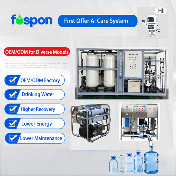 Containerized Seawater Desalination Water Purifier Filter Machine 2000L ...
