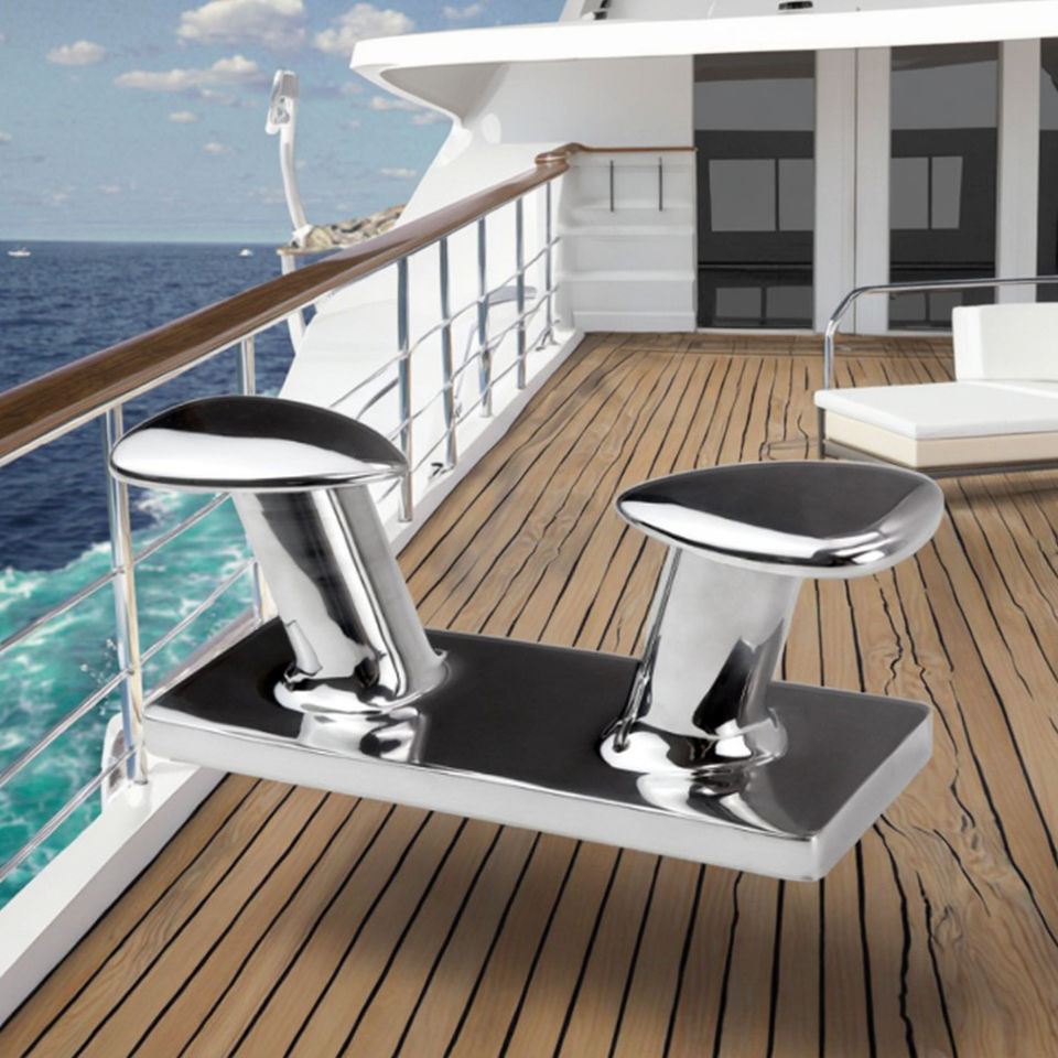 Aleader Marine Double Bitts Mooring Bollard - Stainless Steel 316 ...