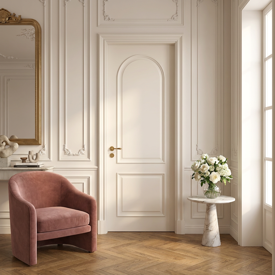 Modern Minimalist Composite Polymer Wooden Interior Door | Water ...