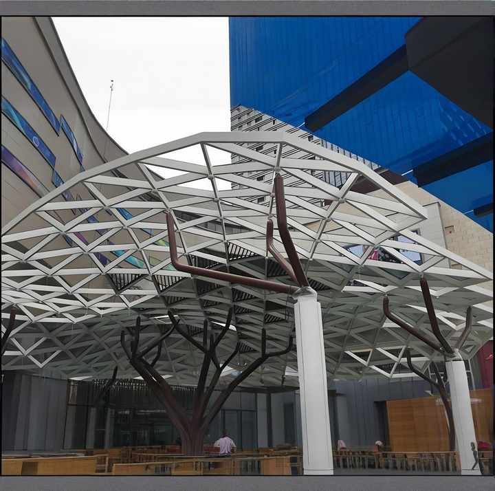 Customized Modern Steel Structure Buildings in Residential Areas, Parks ...