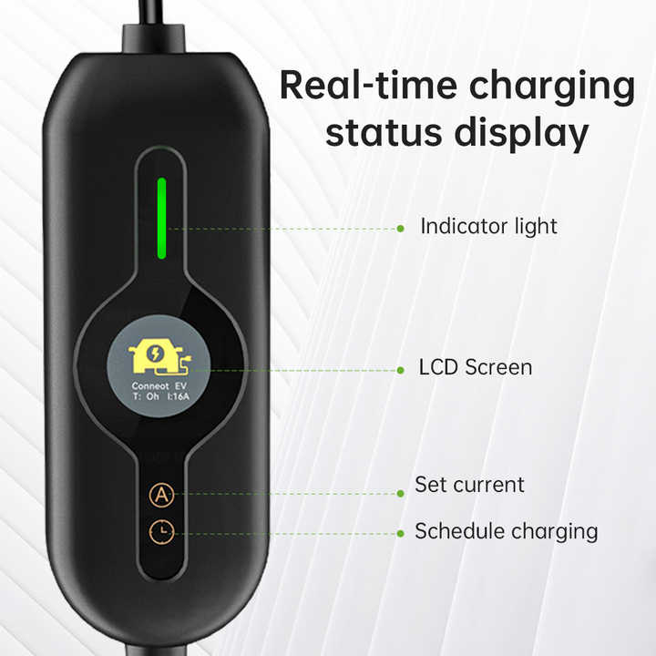 11kw Electric Vehicle Charger Single Phase Three Phase Type 2 EV ...