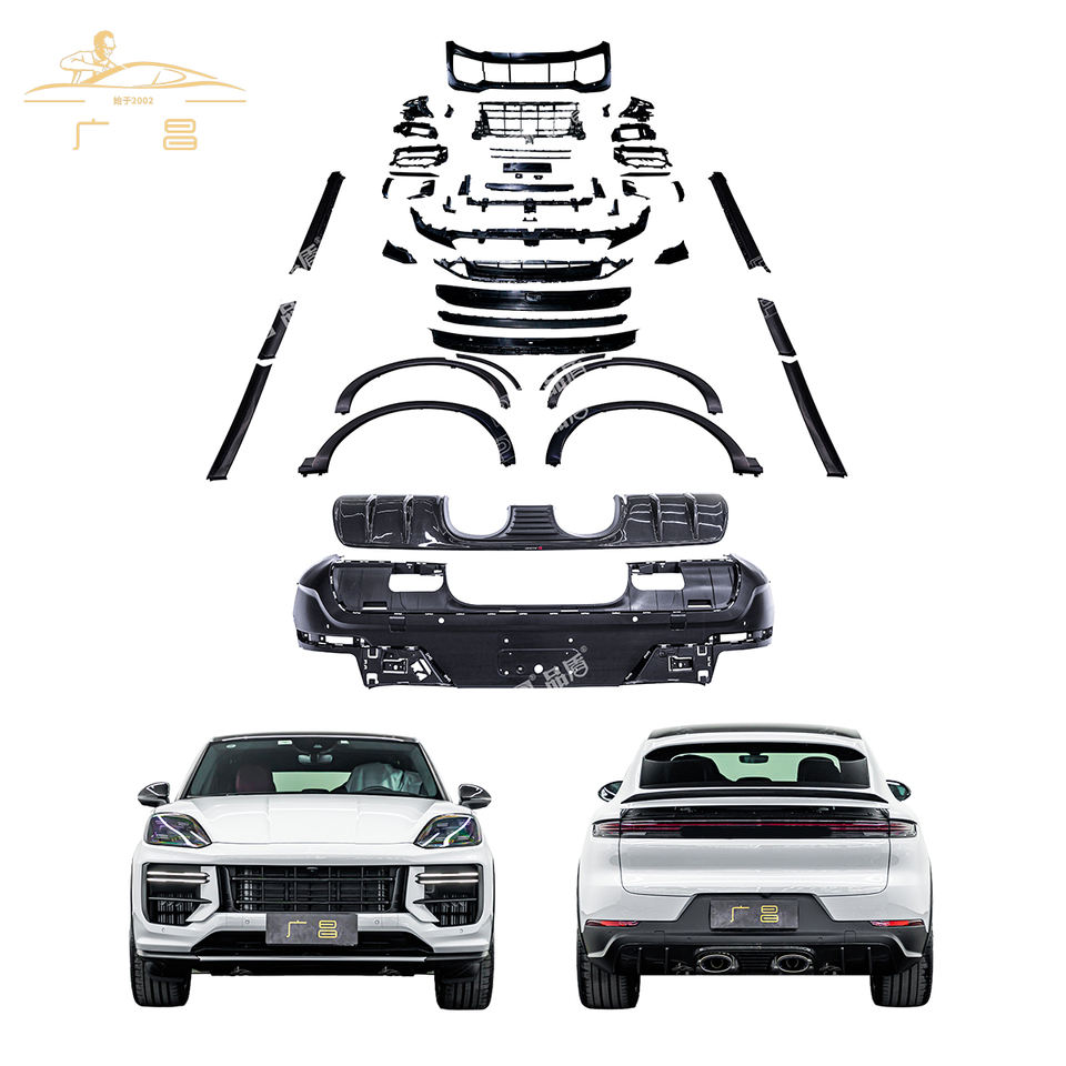 For New PINDUN 2024-Up Turbo GT Cayenne COUPE Bodykit Carbon Fiber Rear ...