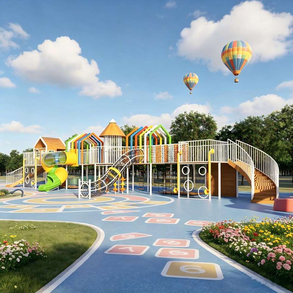 Tree House Kingdom Themed Play Equipment, Commercial Hot-dip Galvanized ...