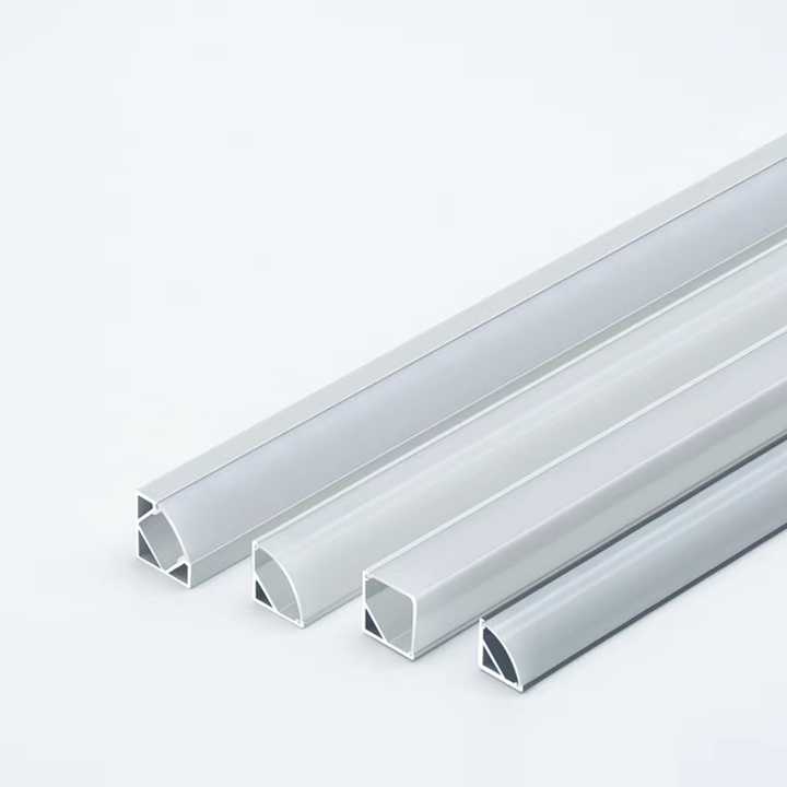 45 degree alu profil For indoor Lighting corner led profile light 19 ...