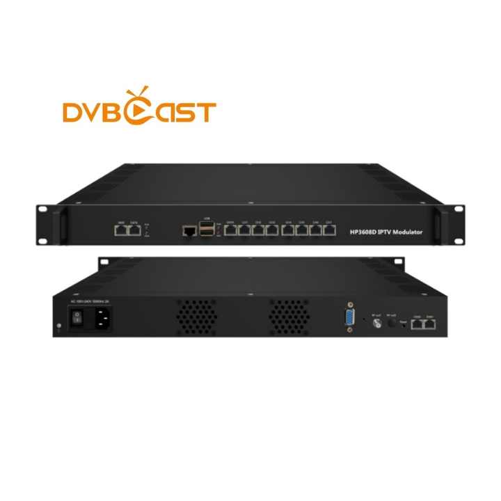 IPTV Modulator IP to DVB-C DVB-T and IP Input Over RTSP HTTP RTMP HLS ...