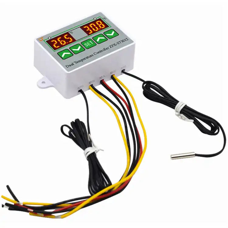 ST3012 อุณหภูมิDual ThermostatควบคุมอุณหภูมิCooling/เครื่องทําความร้อน ...