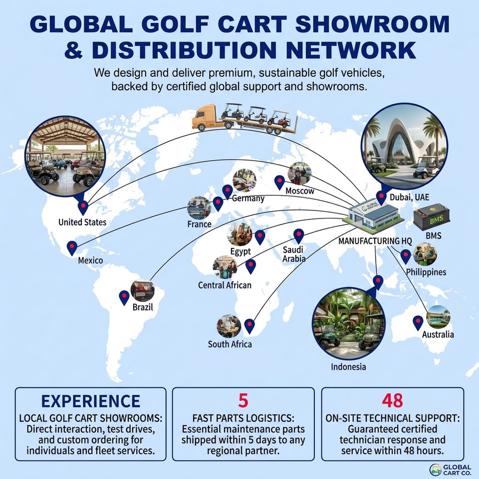 Street Legal 6 Seat Golf Cart Lithium 48V 200Ah Battery US Warehouse ...