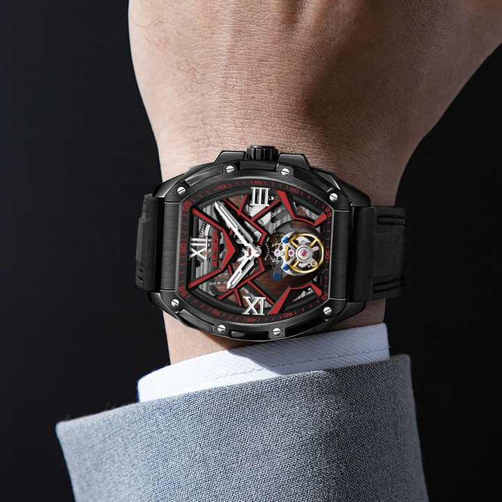 OEM Tourbillon Movement Watch for Man 2023 Richard Skeleton Sapphire ...