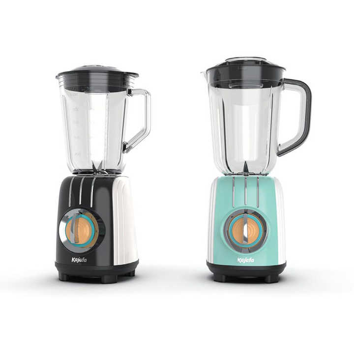 Kajafa Retro 1.0L Electric Blender with Plastic Jug Household Blender ...