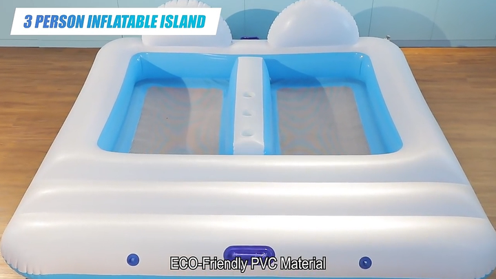 Customized Inflatable Waterpark Family Slide Round Tube Boat Floating ...