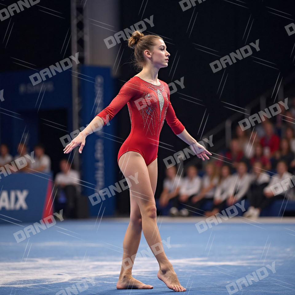 Customized Gradient Bodysuit for Girls Performance Gym Leotard for ...