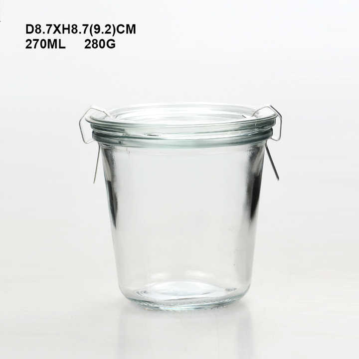 Wholesale Strawberry Lid Weck Canning Jars - Modern & Clear
