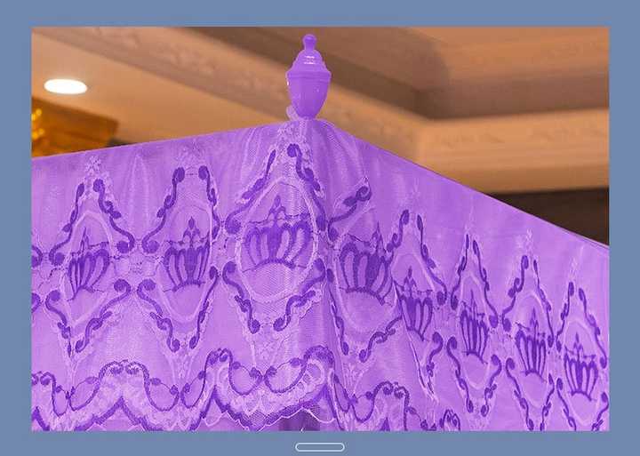 Luxury Royal Palace Canopy Mosquitero With Stand Bedding Netting ...