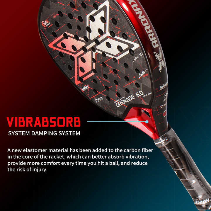 Arronax Padel Racket 2025 Vertuo 2.5 Carbon Fiber Tennis Racquet ...