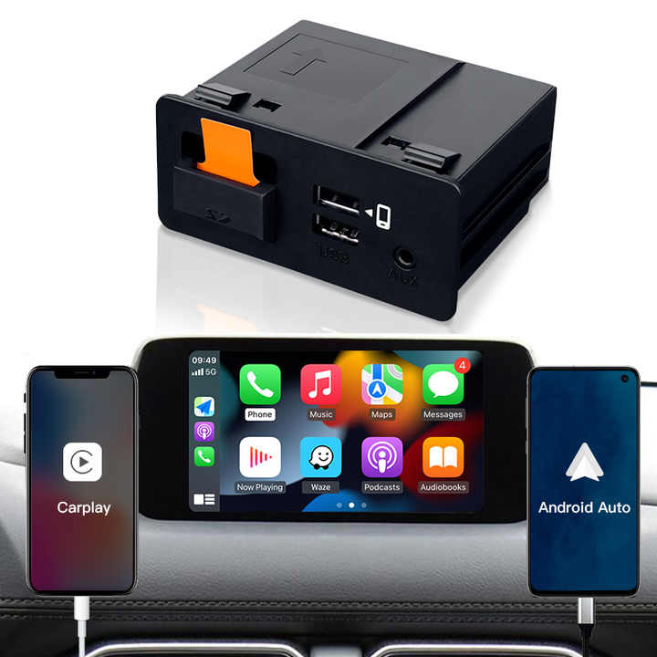 CARABC Apple Carplay Android Auto Retrofit Kit for Mazda 3 Mazda 6 ...