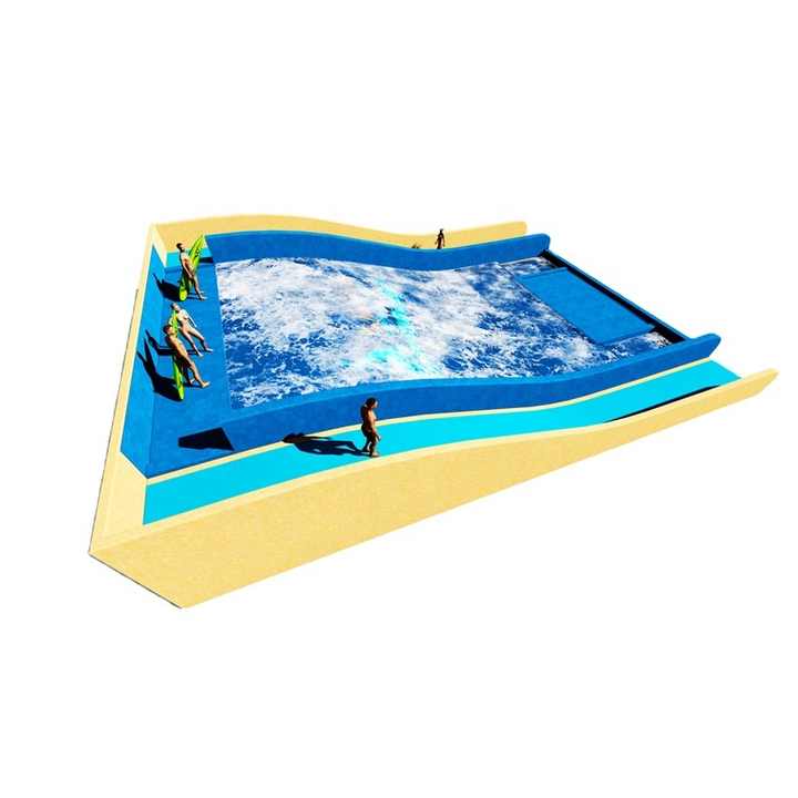Dalang Water Theme Park Wave Pool Machine - Crazy Surf Simulator