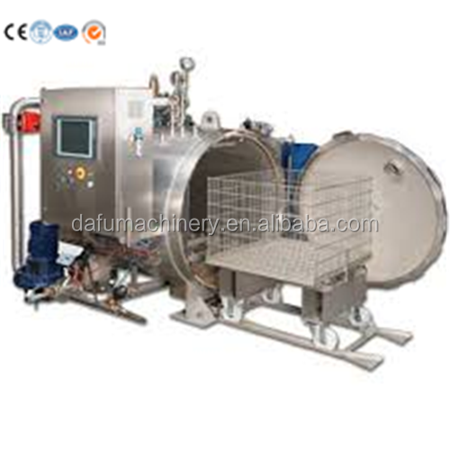 Industrial Horizontal Food Processing Autoclave for Retort Pouch Bag ...