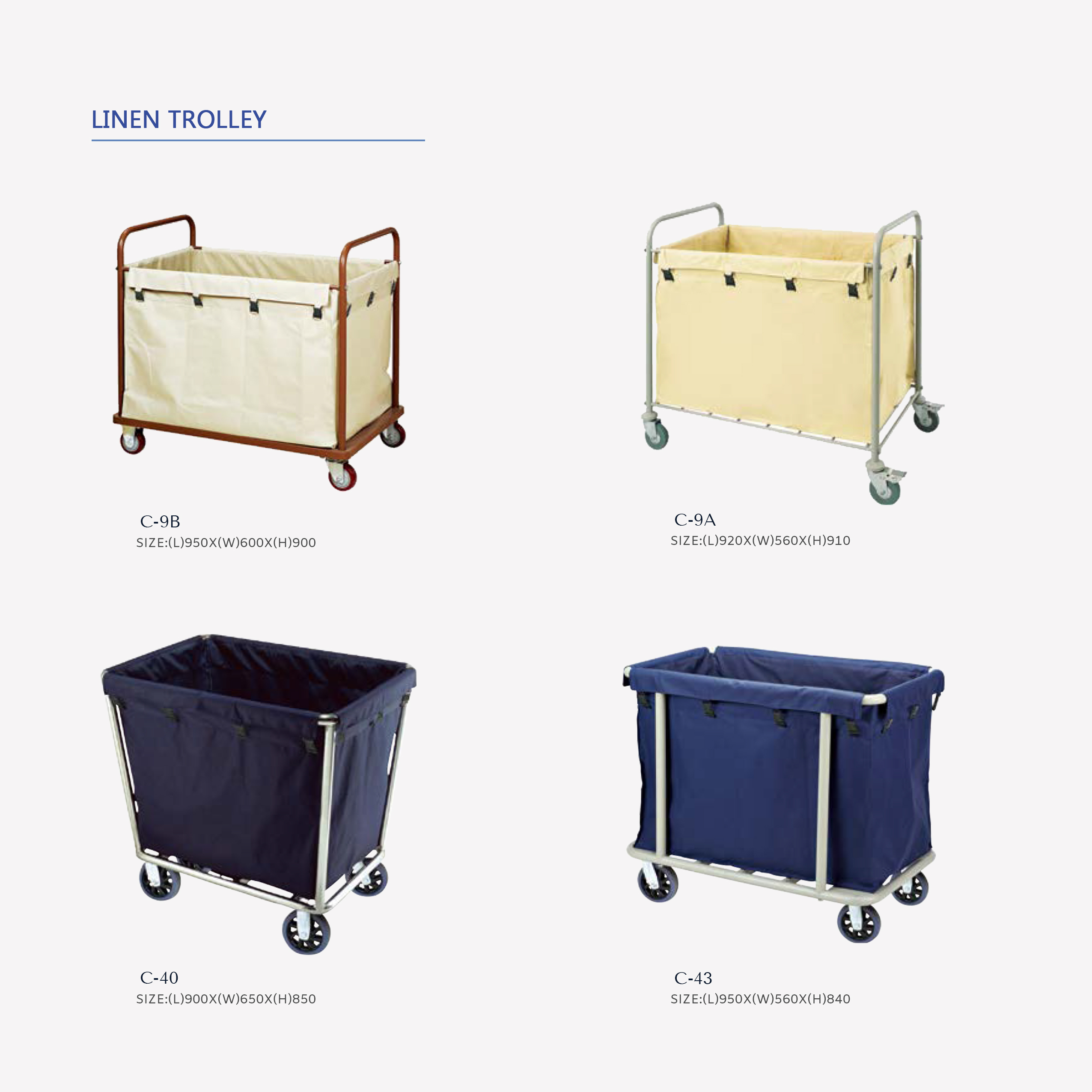 Versatile Laundry Carts - Durable, Rolling Solutions