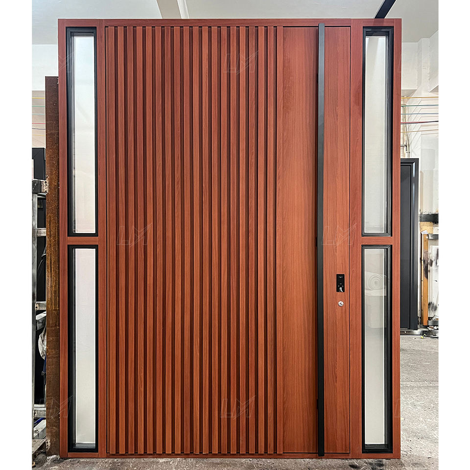 High Quality Original Factory Door with Sidelites Aluminum Exterior ...