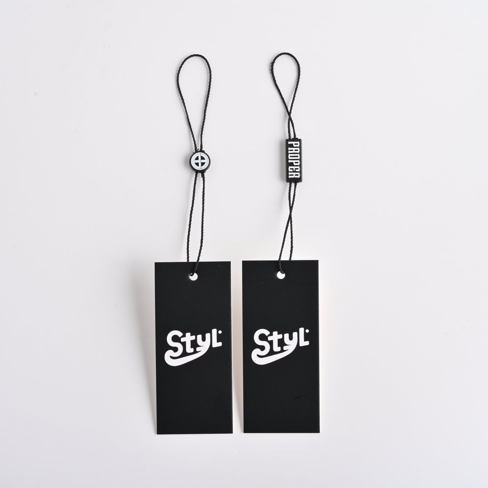 Customizable Wooden Hang Tag for Clothing and Accessories Secure ...