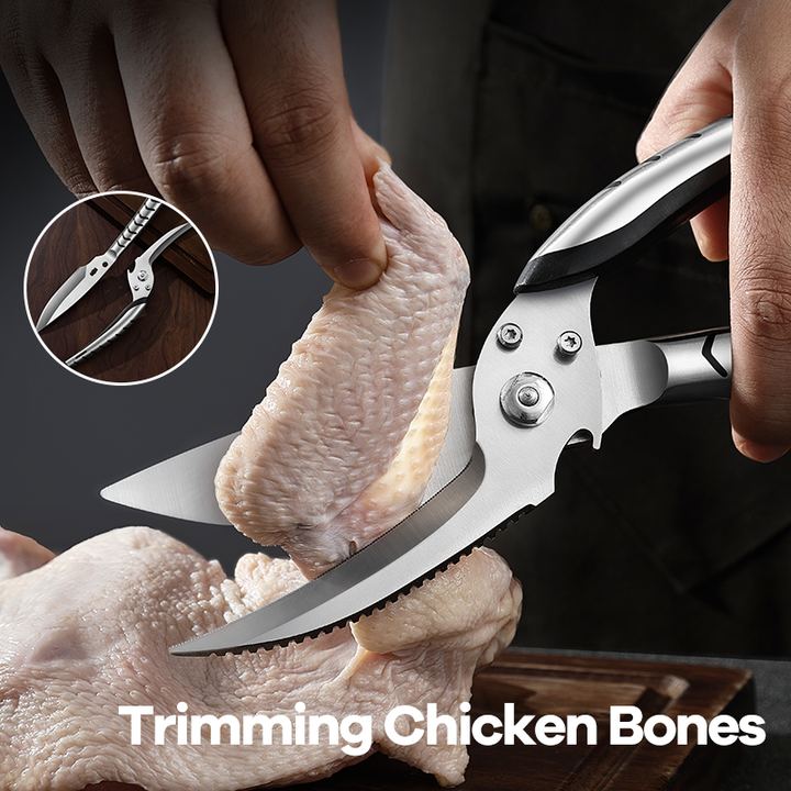 Powerful Kitchen Scissors For Bone Cutting Detachable Boning Scissors ...