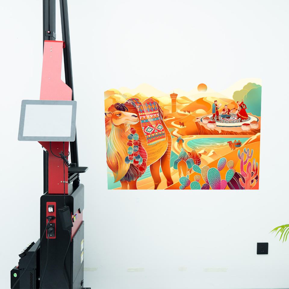 MK01 Wall Printer Machine 3d Vertical Wall Art Inkjet Printer Price ...