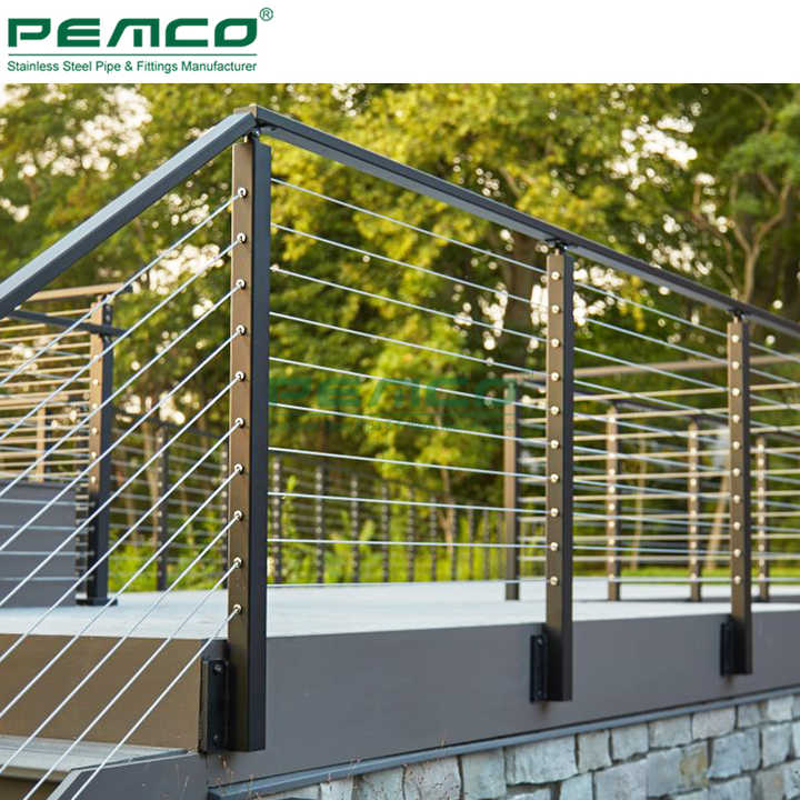 Outdoor Low Maintenance Designs - Stainless Steel Cable Balustrade