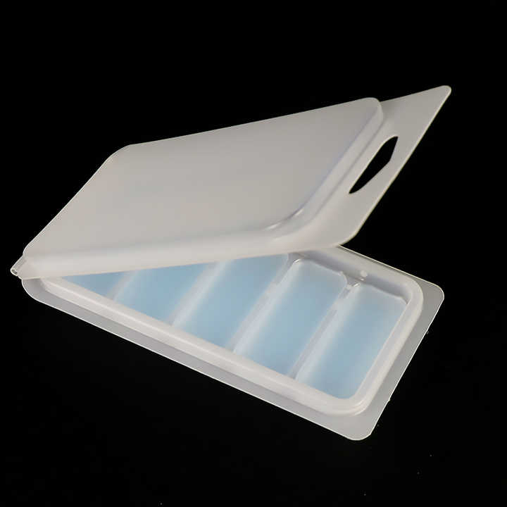 5 Cavity Wax Melts Clamshell Box Packaging - Eco-friendly