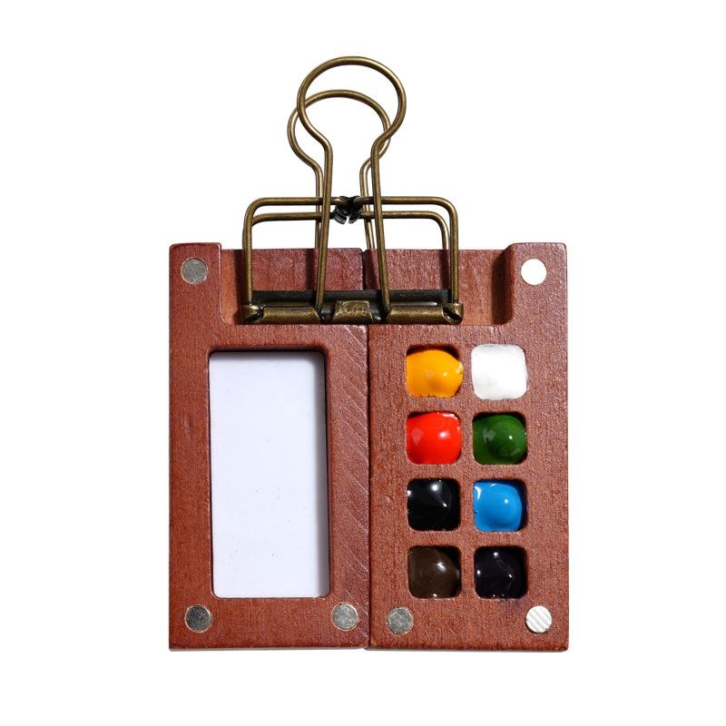 Storage Containers Paint Box Tray Watercolor Paint Palette Portable ...