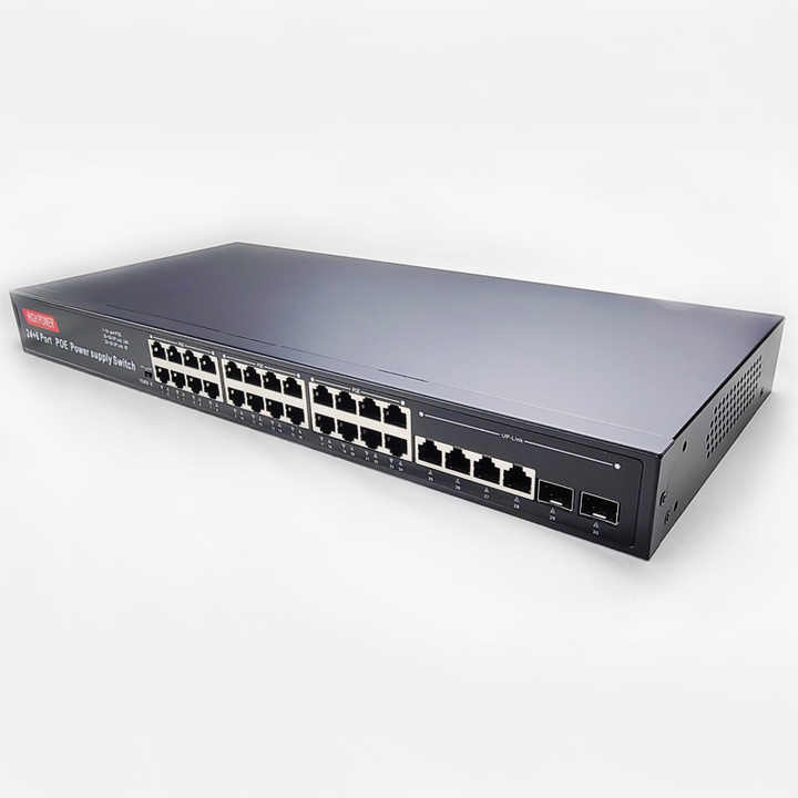 24 Port Security Poe Switch with 2 SFP Port 4 TP Uplink Poe Switch ...