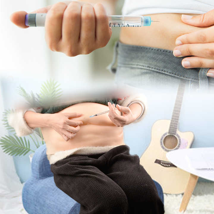 Wearable Injection Belly Trainer - Insulin Injection Simulator