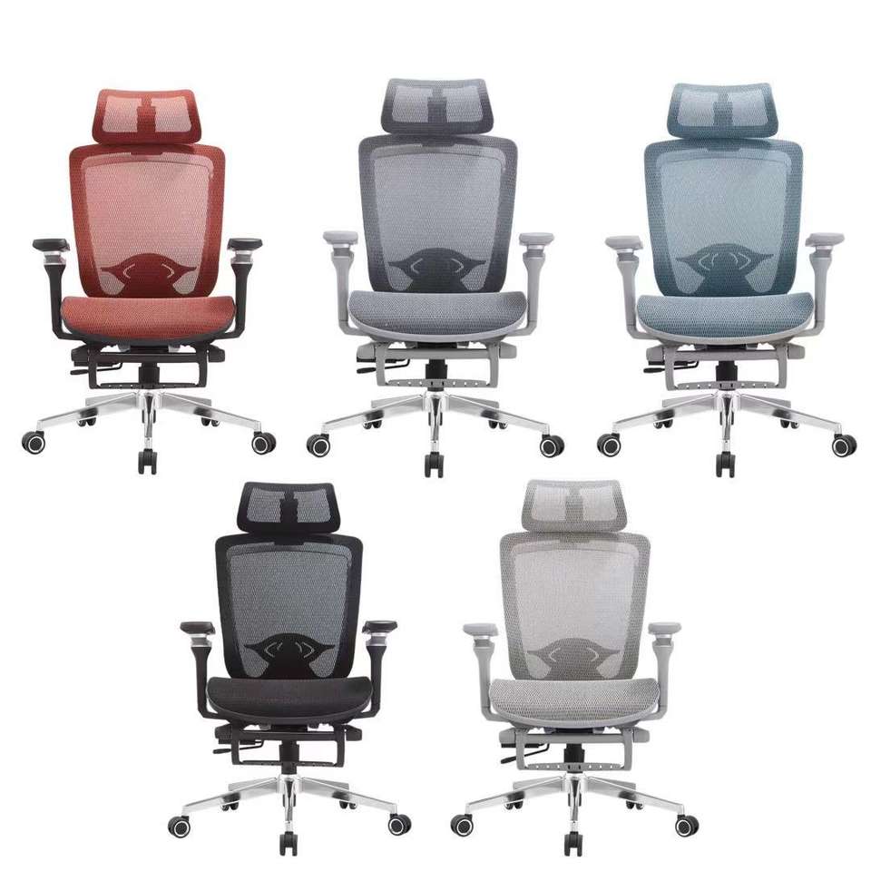 Ergonomic Modern Blue Plastic Office Chair with Adjustable Height 6D ...