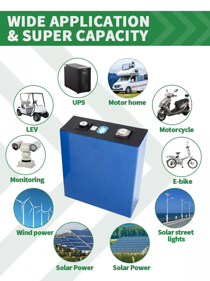 12.8V400Ah Rechargeable Solid State LiFePO4 Battery Pack 18650 BMS Deep ...