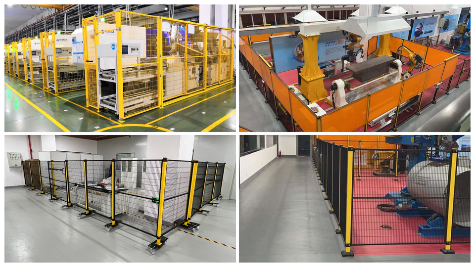 Secure Your Workshop with Customized Robot Fencing Panels