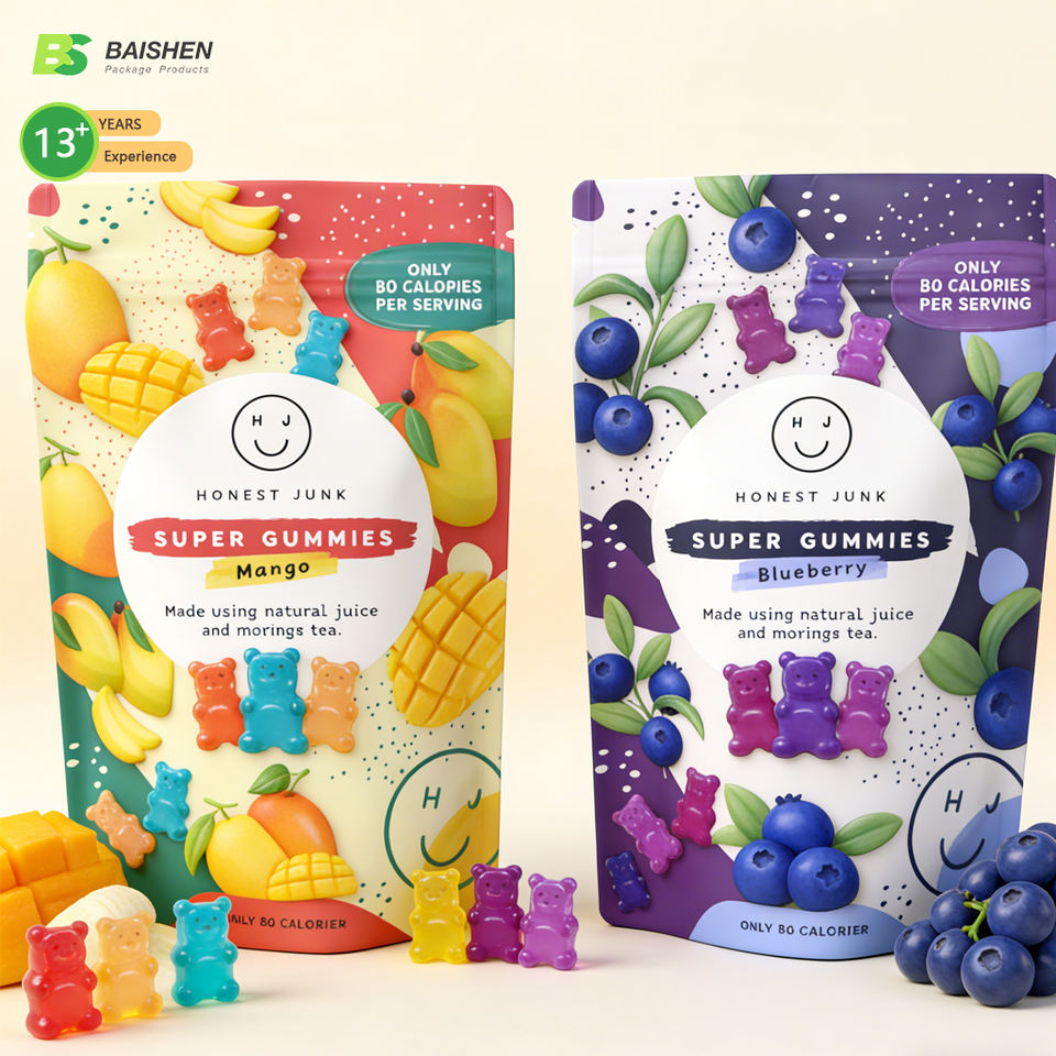 Custom Food-Grade Stand-Up Pouch for Soft Candy and Cookie Packaging ...