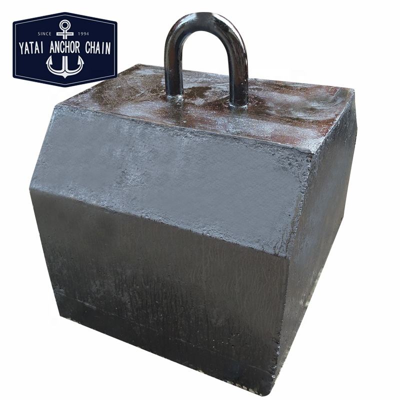 Marine Cast Iron Mooring Sinker Clump Weight with Hinge - Durable Steel ...
