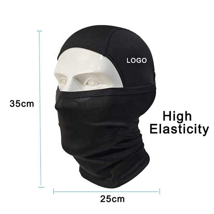 Black Design Balaclava Custom logo Sports Ski Mask Sublimated Balaclava ...