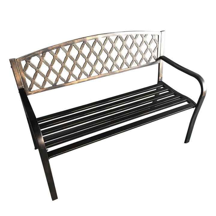 Yoho Best Selling Long Modern Cast Aluminum Outdoor Park Chair Street ...