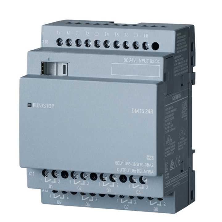 Siemens PLC Programmable Controller LOGO! DM16 24R for LOGO! 8 PLC Expansion Module 6ED1055 ...