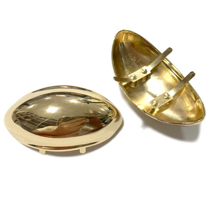 Wholesale Shoe Buckles - Elegant Light Gold Metal Accessories