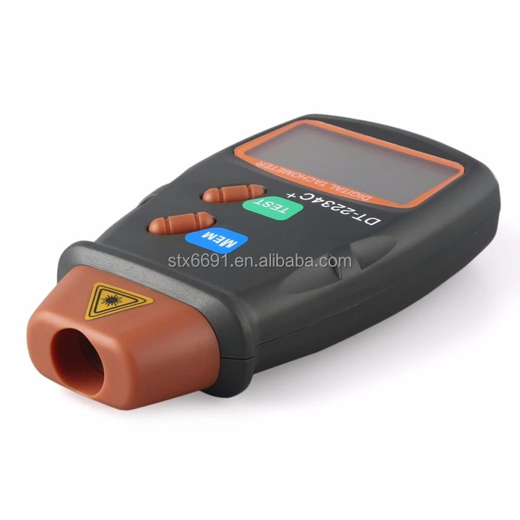 New Digital Laser Tachometer RPM Meter Non-Contact Motor Speedometer ...