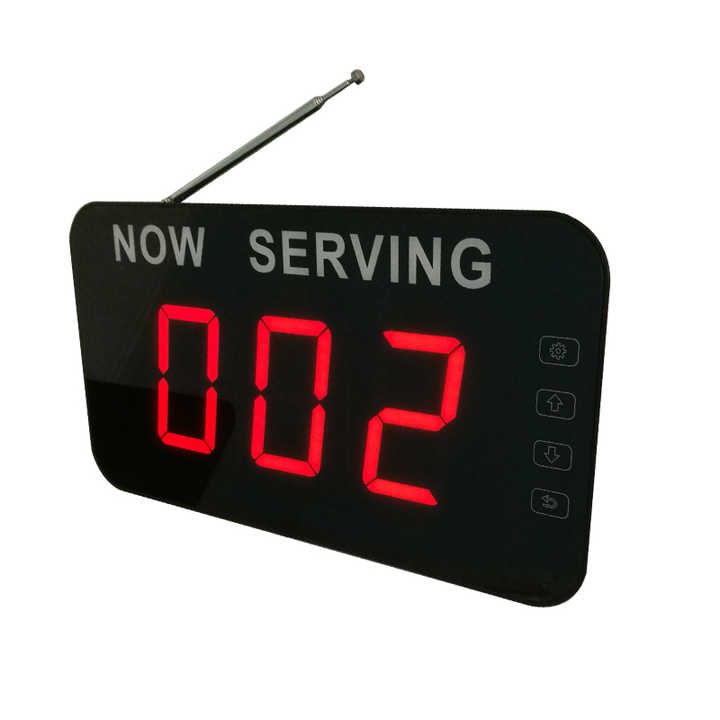 Efficient 3-Digit Now Serving Number System for Restaurants