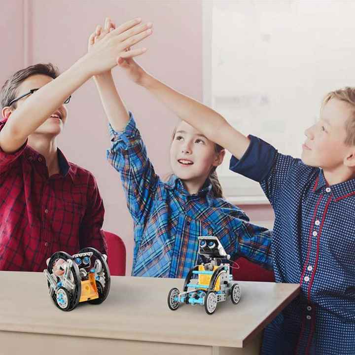 13-in-1 Solar Power Robot Toys DIY Building Kit Intelligent Educational ...